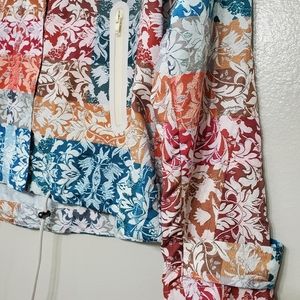 LuLaRoe | Jackets & Coats | Nwt Lularoe Paisley Floral Full Zip Hooded ...